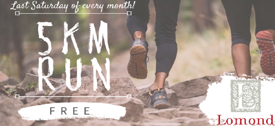Free 5 km run/walk at Lomond | Xplorio Gansbaai