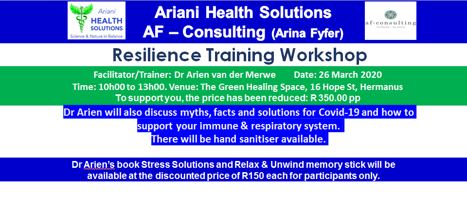 Resilience Training Workshop | Xplorio Hermanus