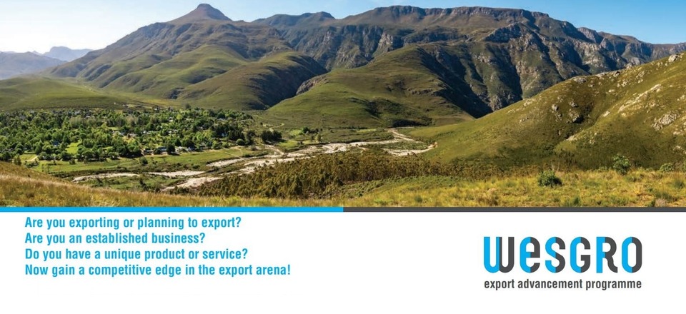 WESGRO - Export Advancement Training Programme | Xplorio Bredasdorp