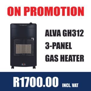 3 Panel Gas Heater - Bayside Furnishers - Xplorio™ Kleinmond