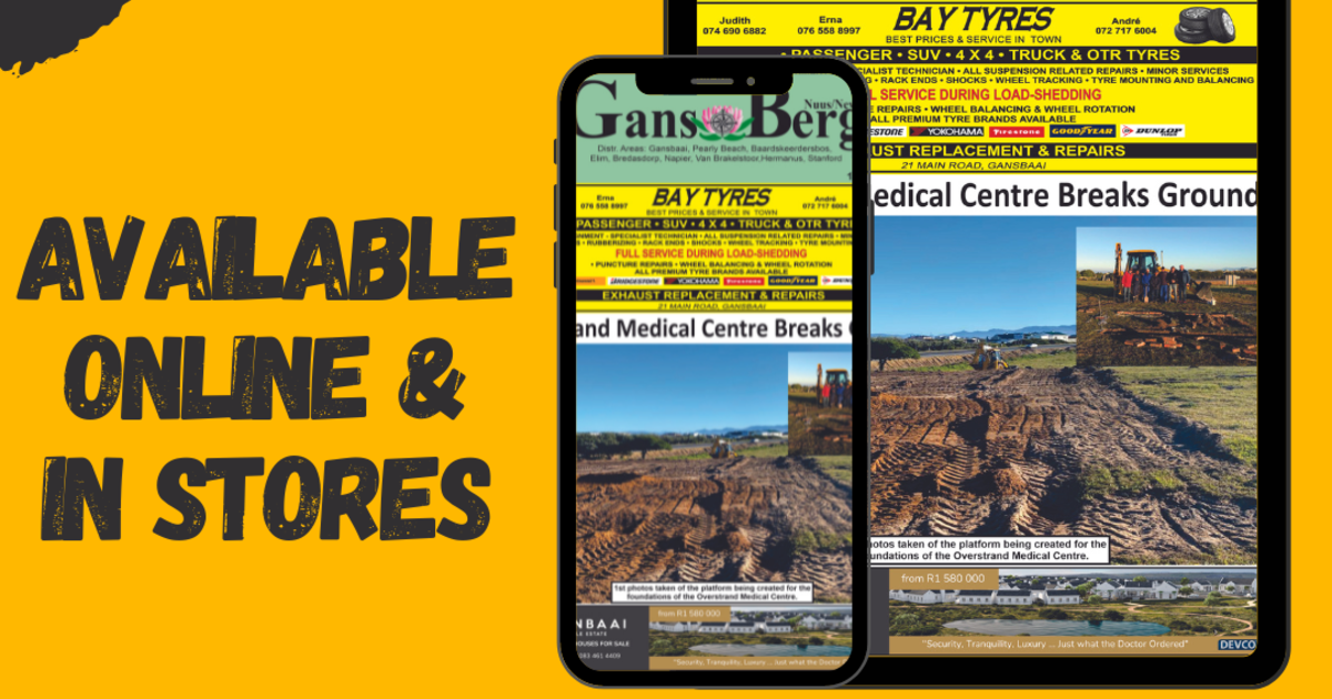 28 July 2023 - Gans-Berg Nuus / News - Xplorio™ Gansbaai