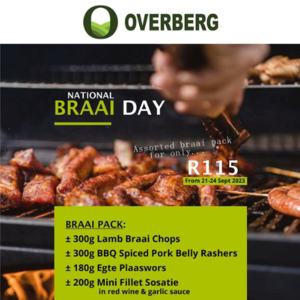 National Braai Day Assorted Braai Pack - Overberg Agri Caledon ...