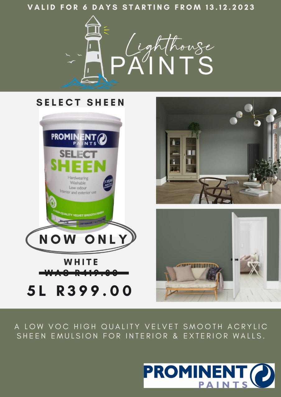 Select Sheen Special - Lighthouse Paints - Xplorio™ Bredasdorp