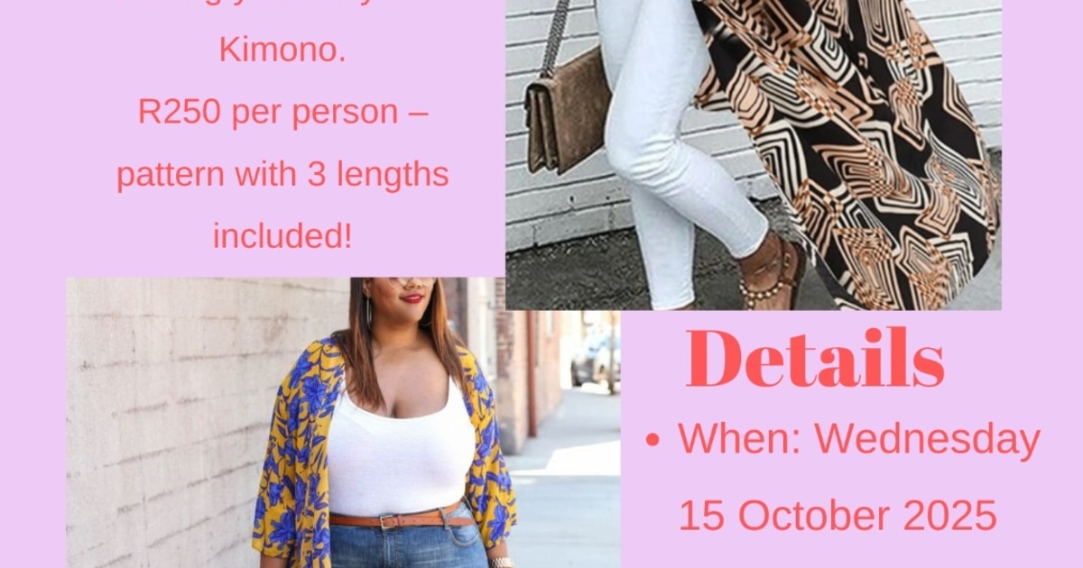 15 October 2025: Kimono Workshop - Kaliko Boutique Fabric Shop ...