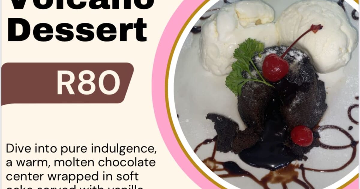 Chocolate Volcano Dessert - The Boathouse Pub & Restaurant - Xplorio ...