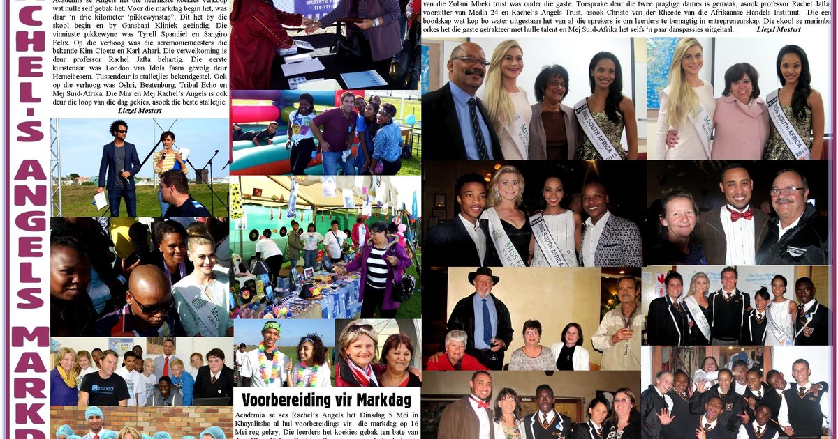 Rachels Angels Markdag | Xplorio Gansbaai