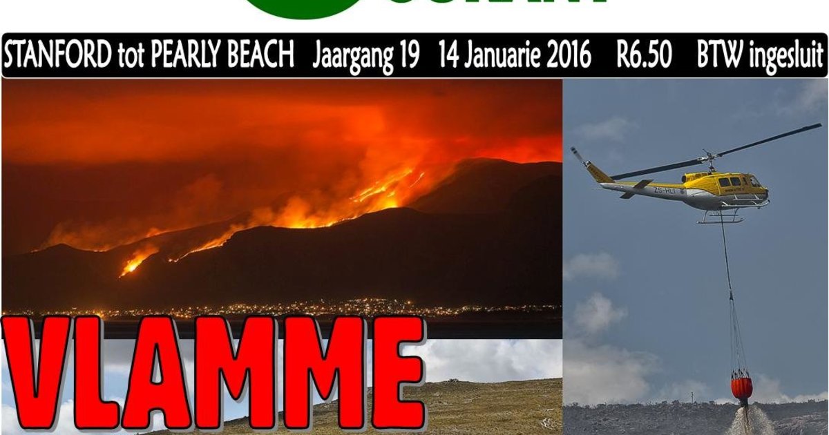 Gansbaai Image Gallery - Vlamme rondom Gansbaai - Xplorio™