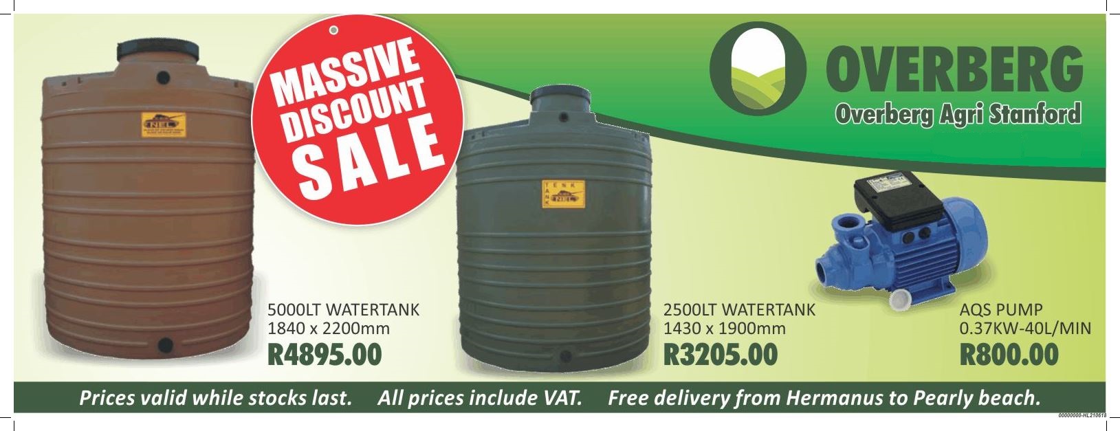 Stanford Specials - Massive Discount Sale on Water Tanks - Xplorio™