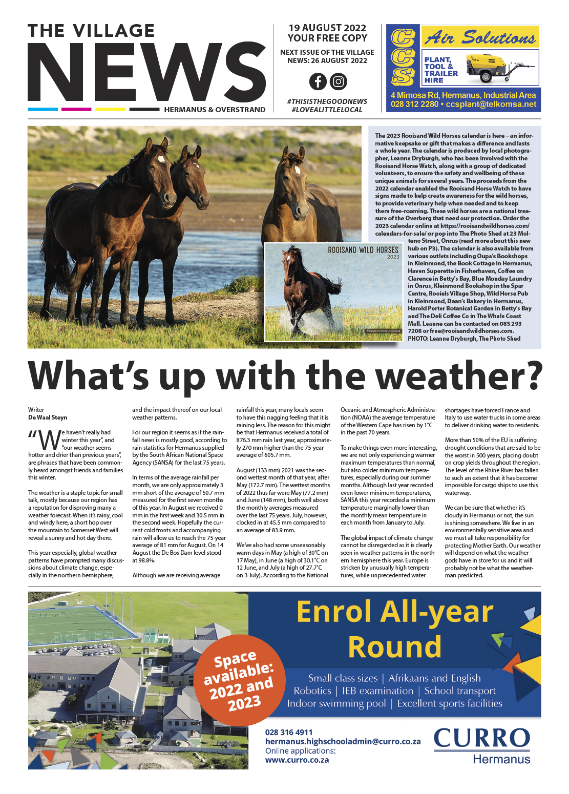 The Village News | Local Overberg Newspaper | Xplorio™ Hermanus