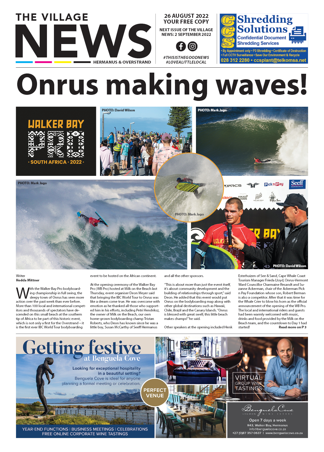 The Village News | Local Overberg Newspaper | Xplorio™ Hermanus