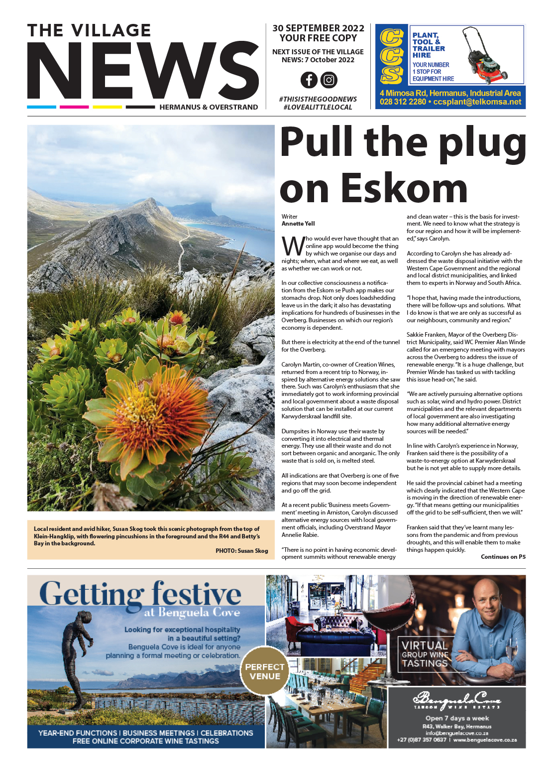 The Village News | Local Overberg Newspaper | Xplorio™ Hermanus