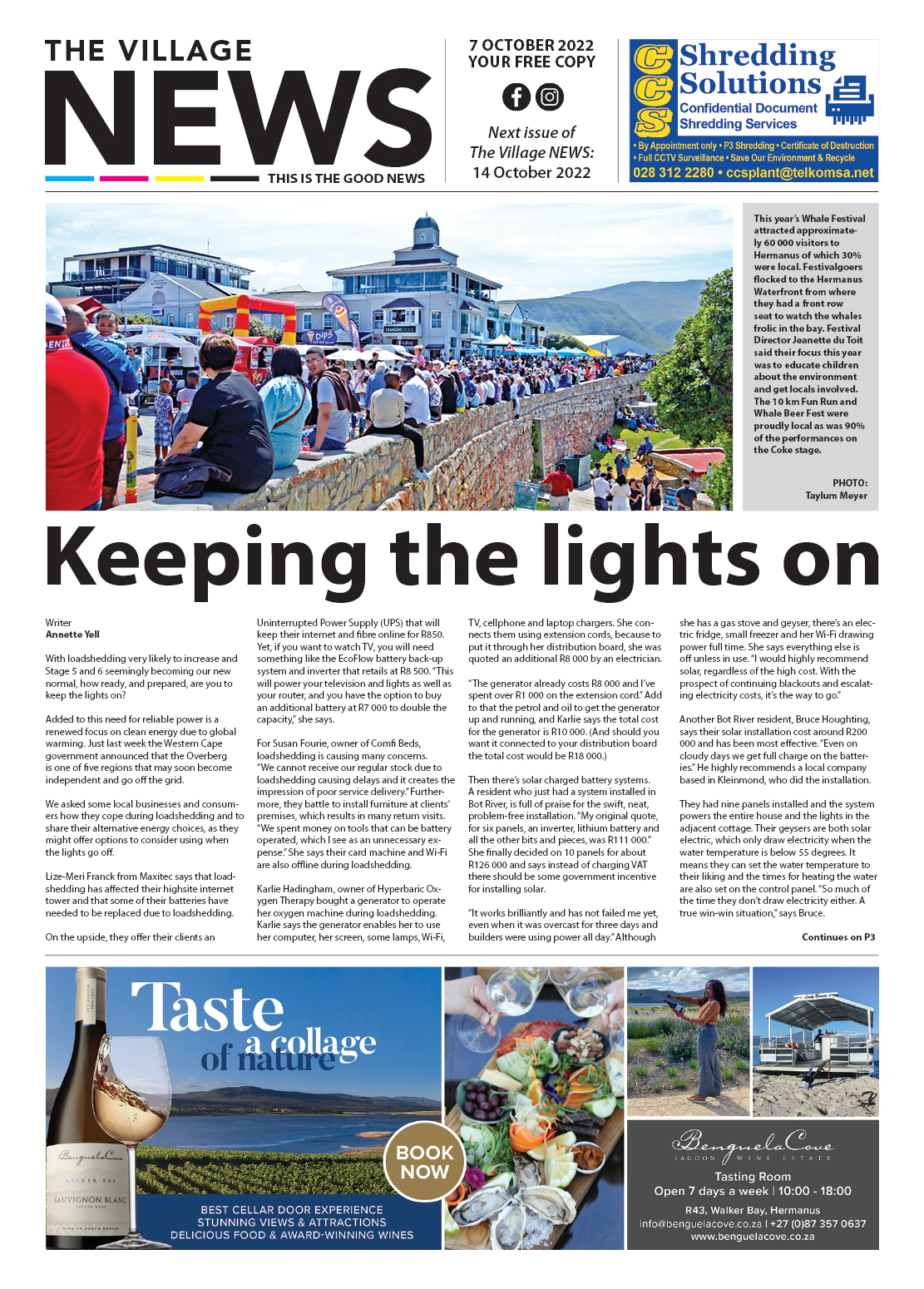 The Village News | Local Overberg Newspaper | Xplorio™ Hermanus