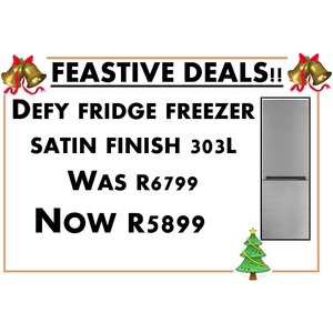 DEFY Fridge Freezer 303L Special - House of Carpets, Furniture and ...